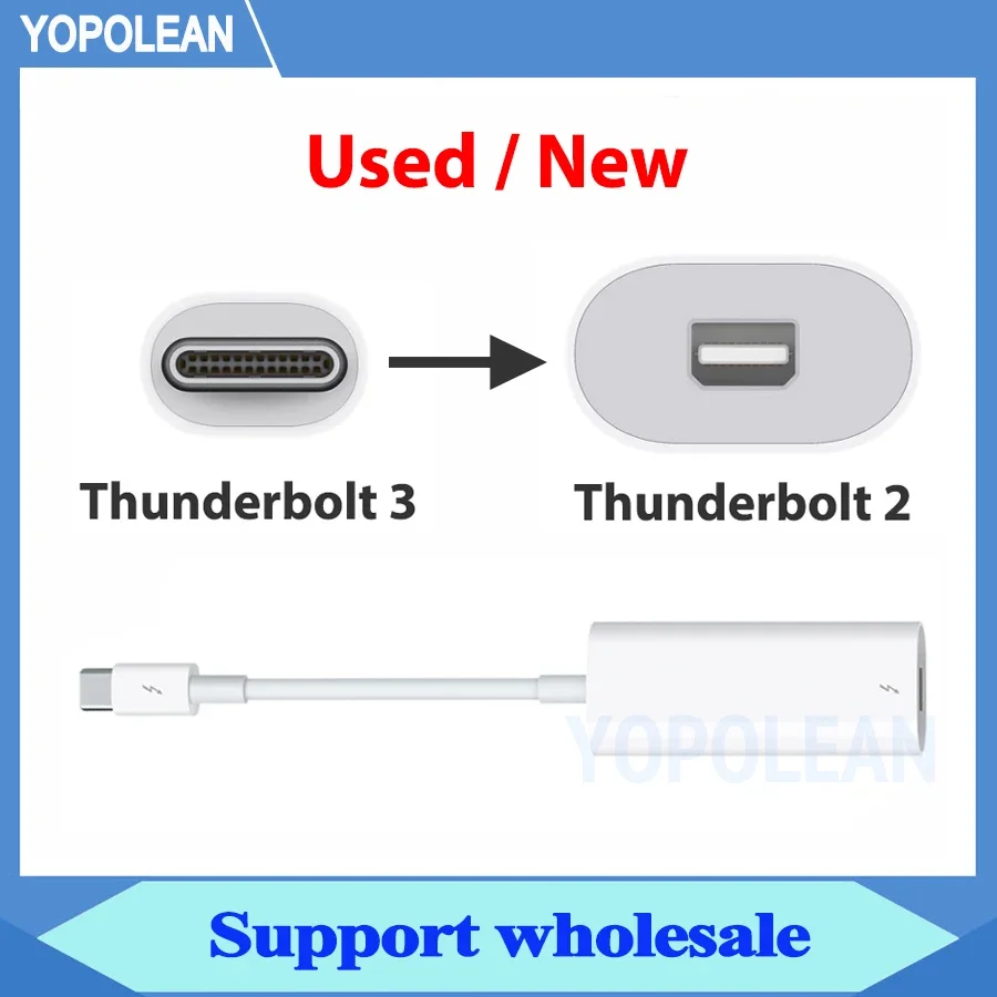 USB-C-Thunderbolt-3-para-Thunderbolt-2-Adaptador-Conversor-Cabo-A1790 ...