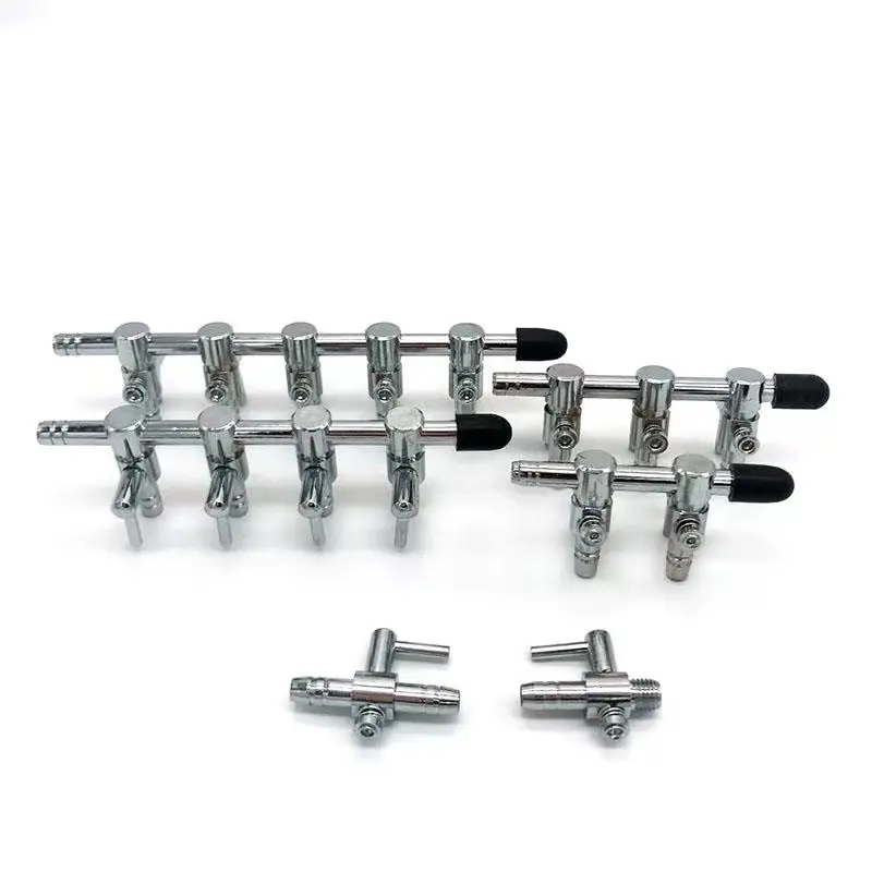 Stainless Steel Air Splitter Valve Aquarium Fish Tank Air Pump Flow ...