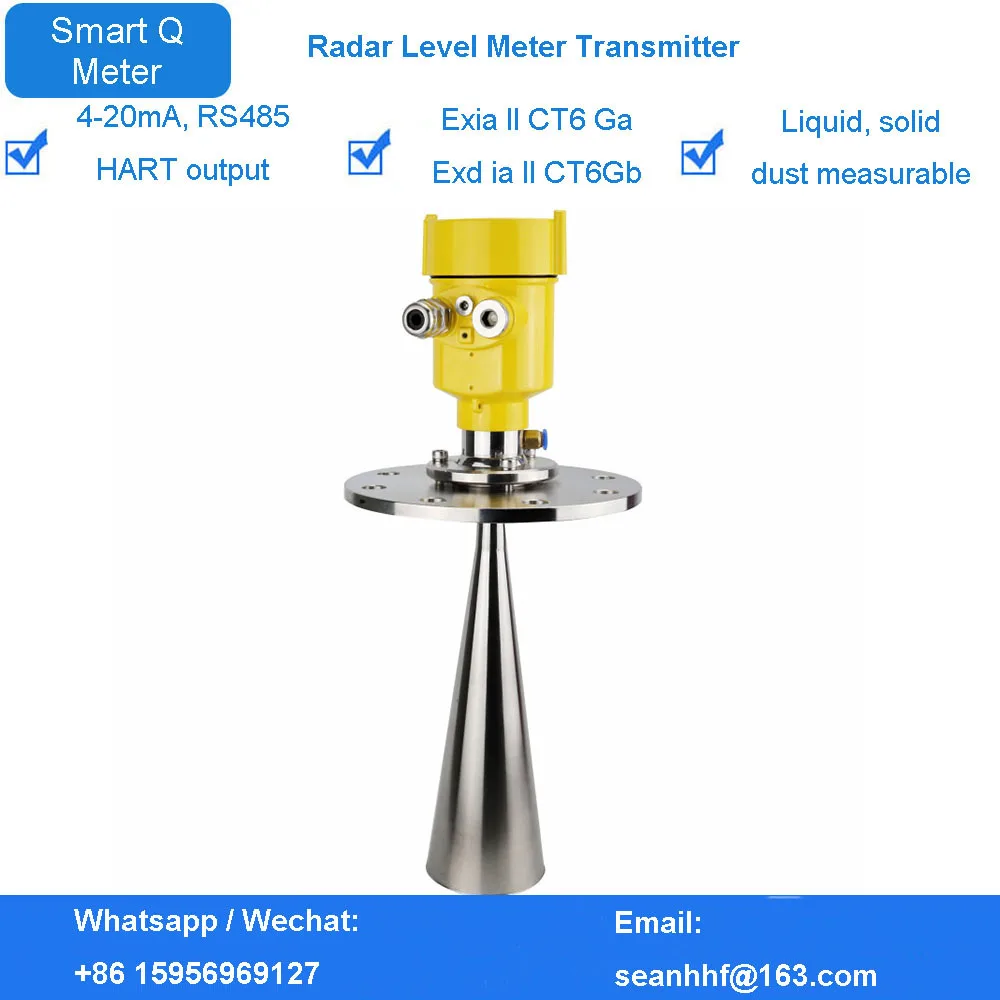 Guided-Wave-high-frequency-radar-level-gauge-explosion-proof-rot-guided ...