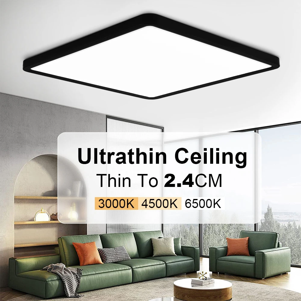 New 2.4cm Ultra Thin Led Ceiling Light Home Kitchen Modern Ceiling ...