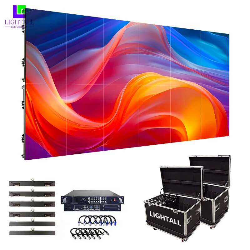 P3.9 Outdoor Led Panel 500x1000mm For 12Pcs With Lightall LVP615 ...