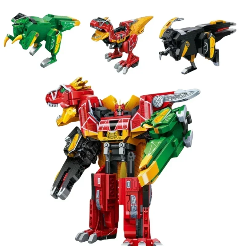 Bloques de construcción Keeppley Zyuden Sentai Kyoryuger Tyrannosaurus ...