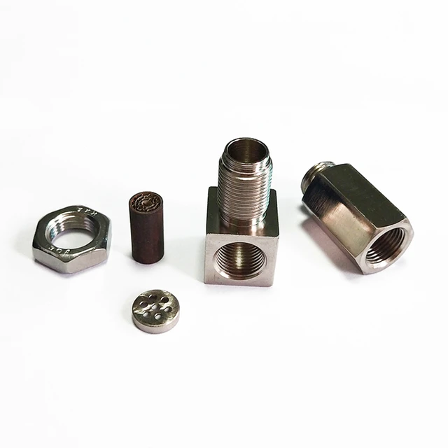 2pcs 90° O2 Oxygen Sensor Spacer Bung Mini Catalytic Converter Mini Cat ...