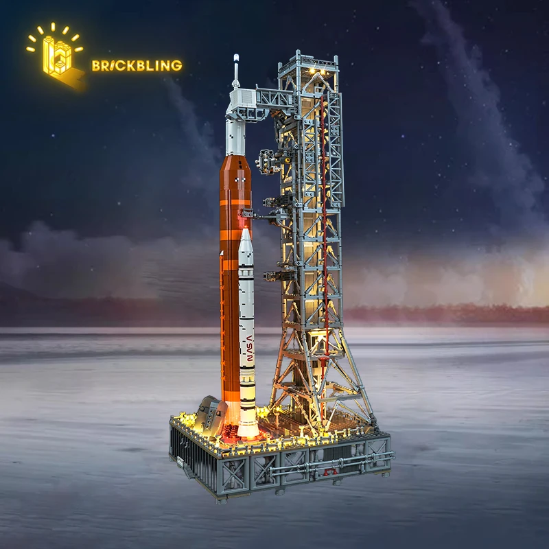 Brick Bling LED light model 10341 is suitable for Artemis Space Launch ...