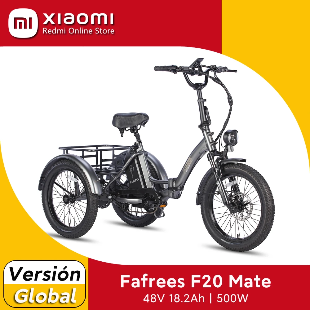 Fafrees-F20-Mate-Folding-Electric-Tricycle-500W-48V-18-2Ah-Electric ...