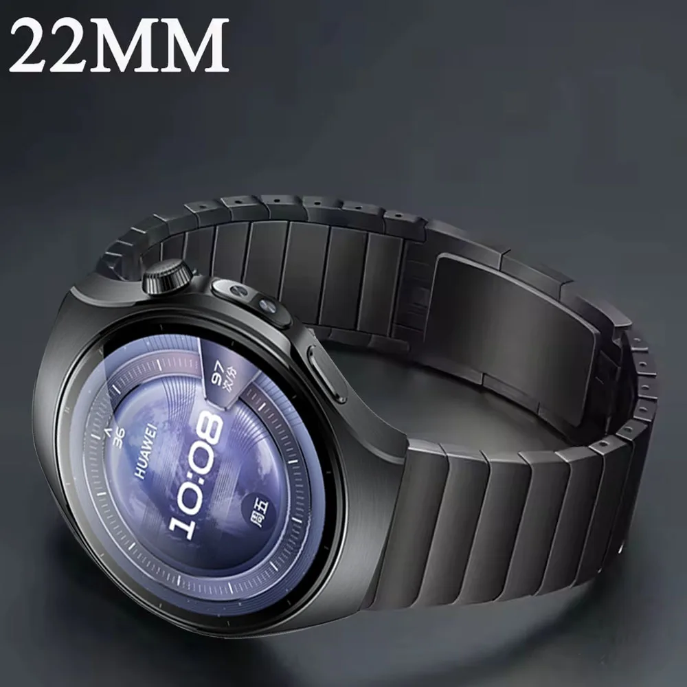 22mm Stainless Steel Band For Huawei Watch 5/GT5 Pro/GT5/GT4 3 2 46mm ...