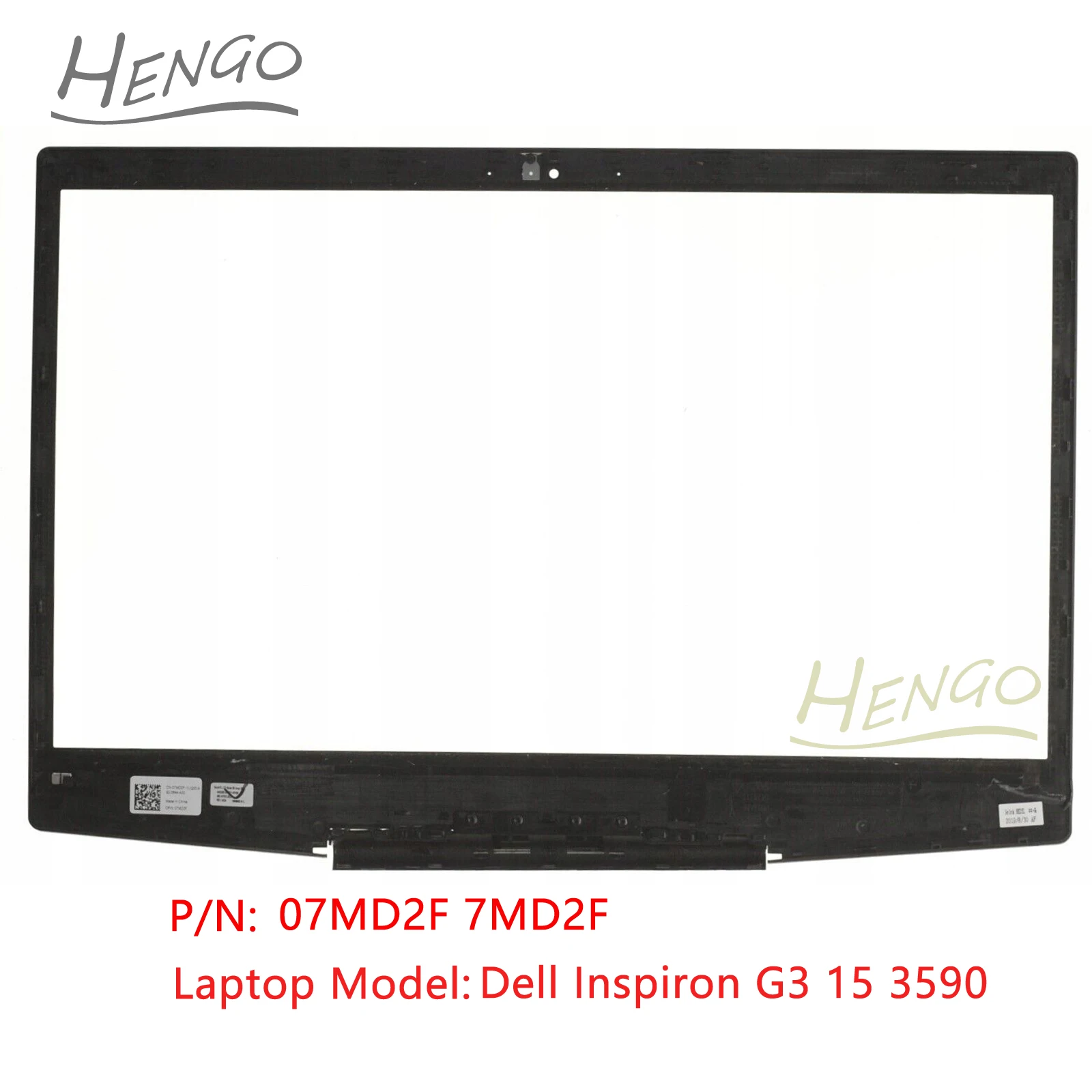 07MD2F-7MD2F-Black-Original-New-For-Dell-Inspiron-G3-15-3590-LCD-Front ...