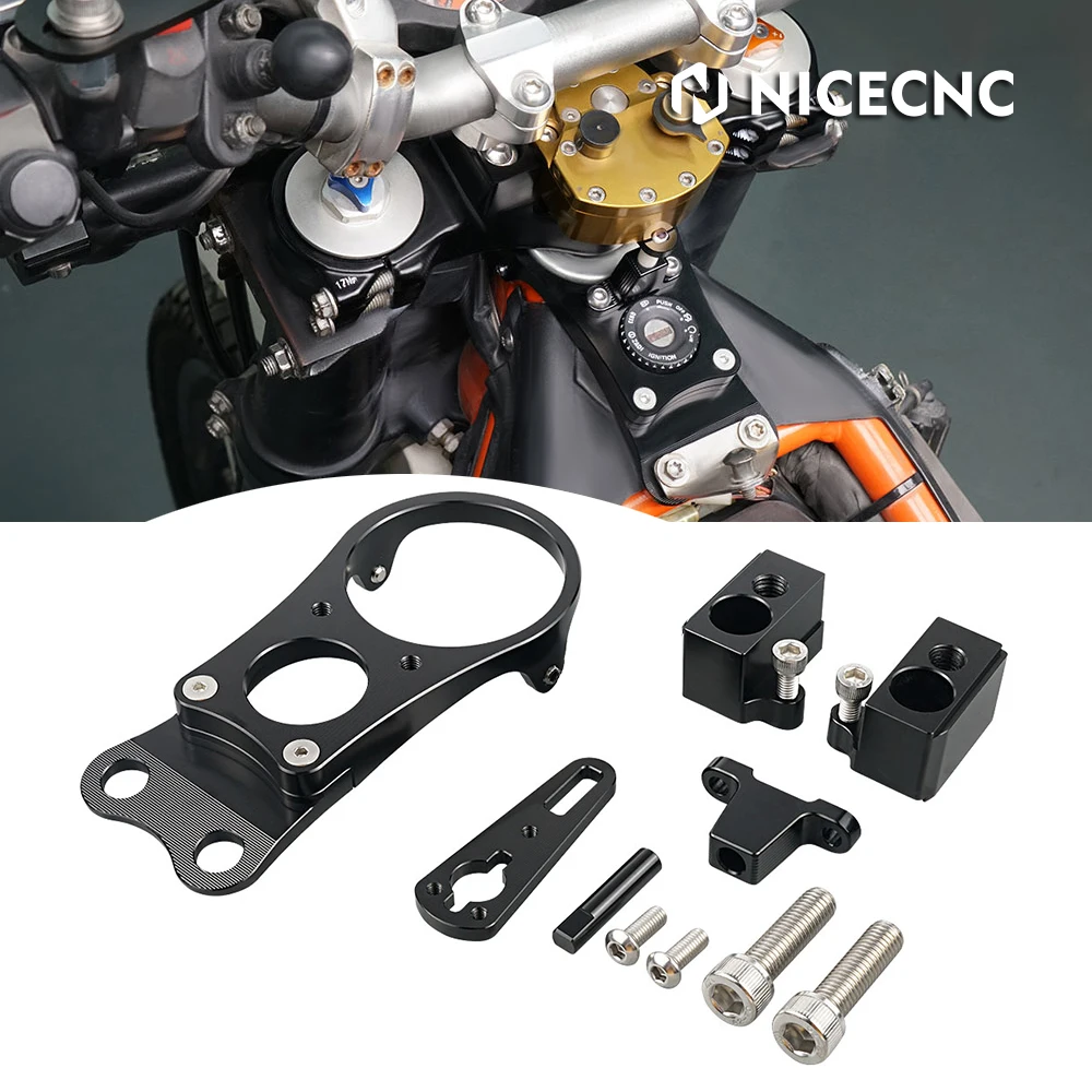 For KTM 690 Enduro R Steering Damper Mounting Bracket 1" Handlebar ...