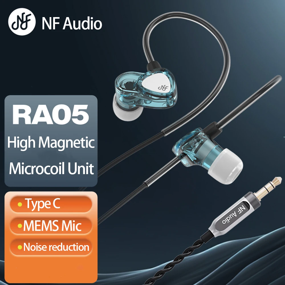 NF-Audio-auriculares-internos-RA05-dispositivo-de-Audio-HIFI-IEMs-controlador-de-MCL-6C-Software ...