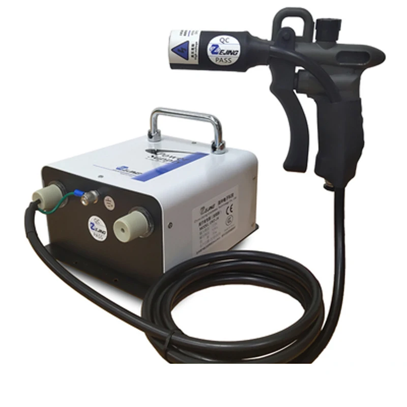 10KV ZJ-302D Electrostatic Ion Blower Industrial Ionizing Air Gun Ion ...