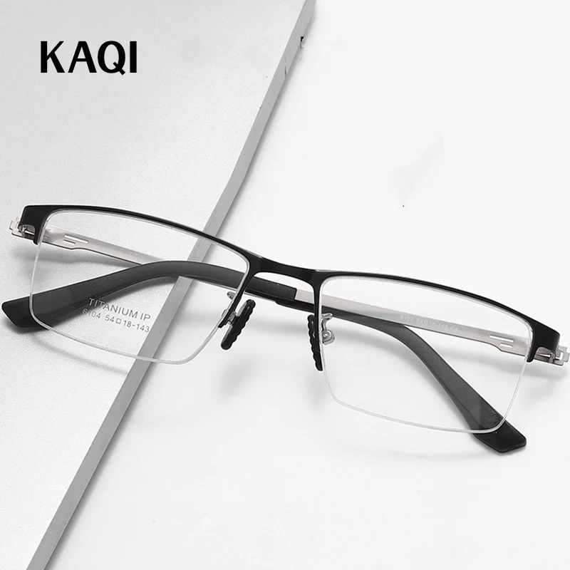 54mm-Men-s-glasses-half-frame-eyeglasses-prescription-lenses-reading ...