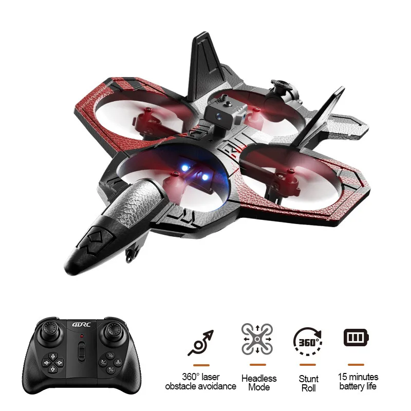 V46-Obstacle-Avoidance-RC-Aircraft-2-4G-360-Roll-Fighter-Hobby-EPP-Foam ...