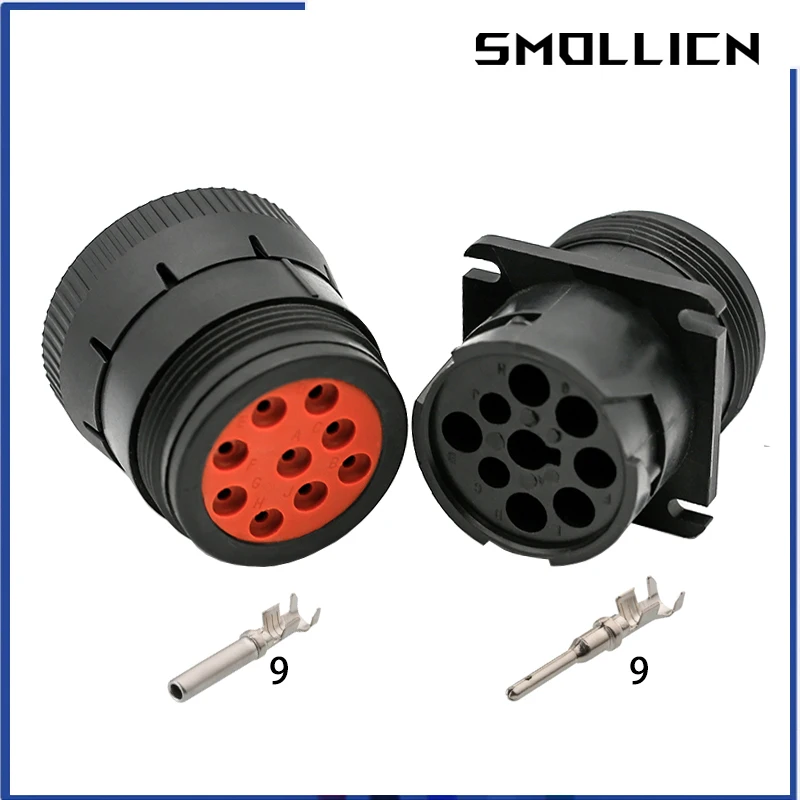 1-Set-Deutsch-9-Pin-Waterproof-Auto-Connector-Diagnosctic-Tool-Circular ...