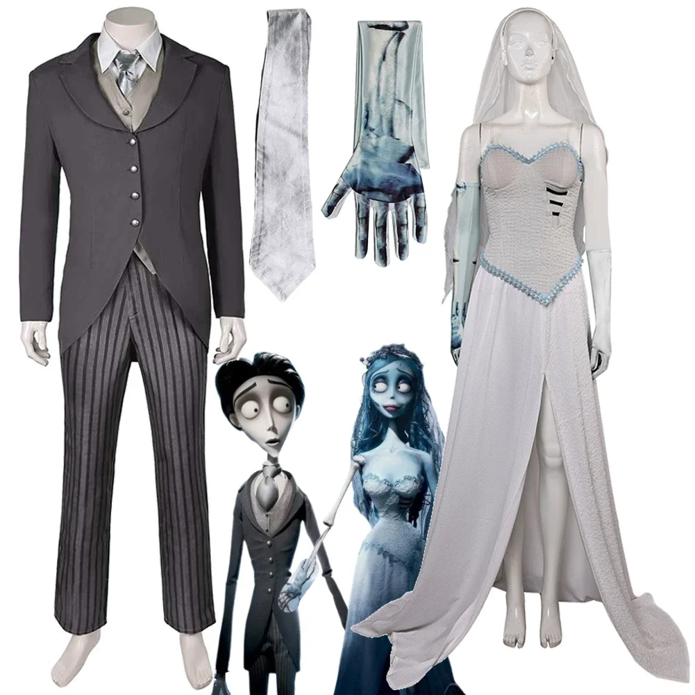 Victor-Emily-Cospaly-Fantasy-Couple-Wedding-Clothing-Horror-Movie ...