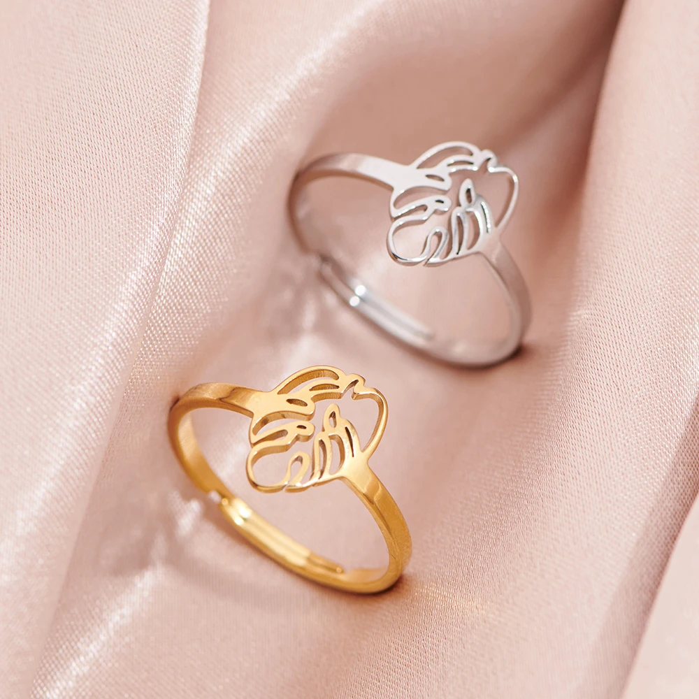 Monstera-Leaves-Stainless-Steel-Vintage-Women-S-Rings-Wedding ...