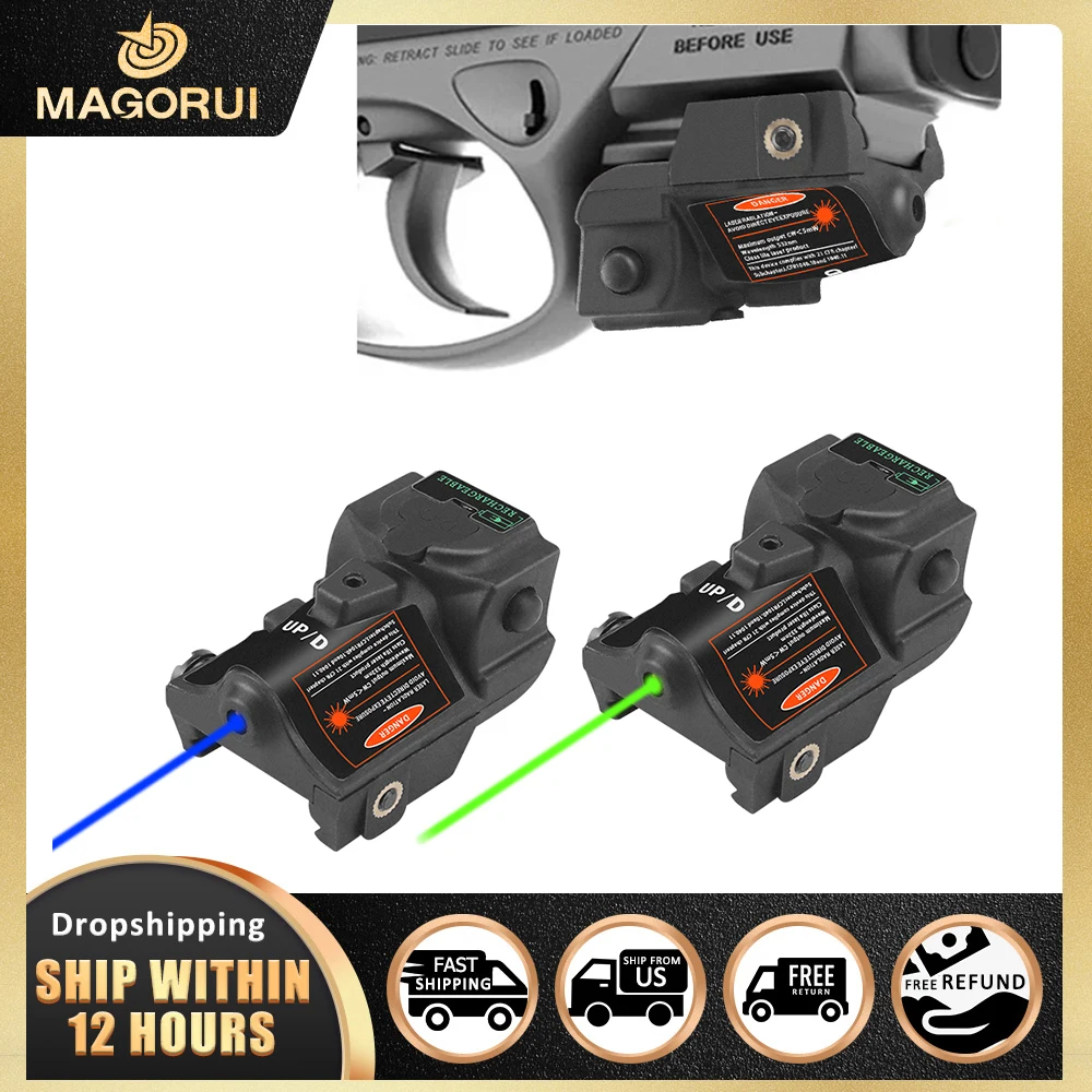 For Taurus G2C Glock 17 18c 19 21 CZ75 Rechargeable Green Blue Laser ...