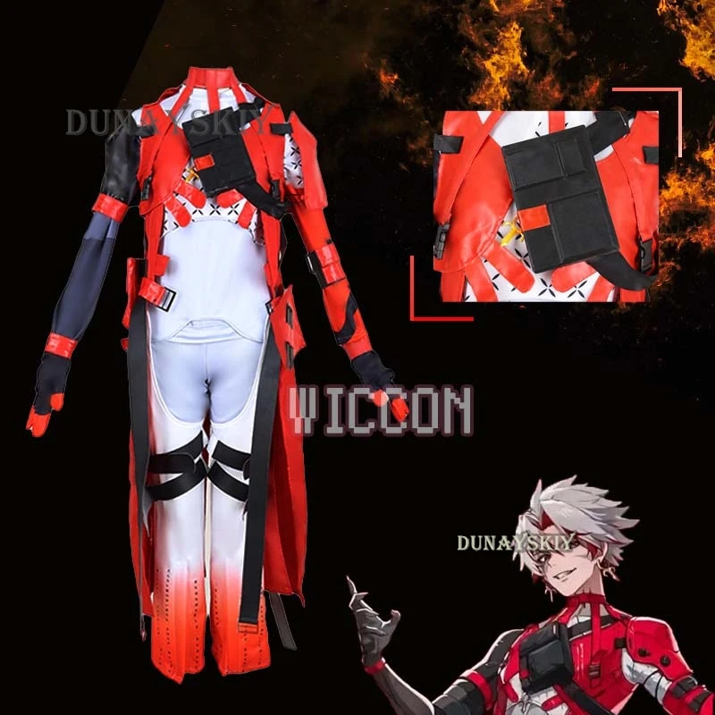 Wuthering-Waves-Scar-Costume-Cosplay-Wig-Men-Uniform-Headwear-Electro ...