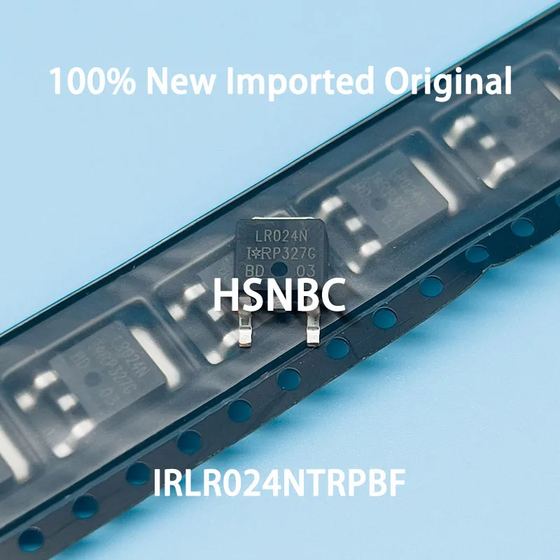 10Pcs-Lot-IRLR024N-IRLR024NTRPBF-LR024N-IRLR024-TO-252-55V-17A-MOSFET-N ...