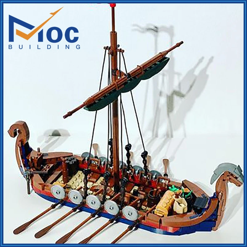 Viking Boat Blocks | Building Block Kit | Building Viking | Viking ...