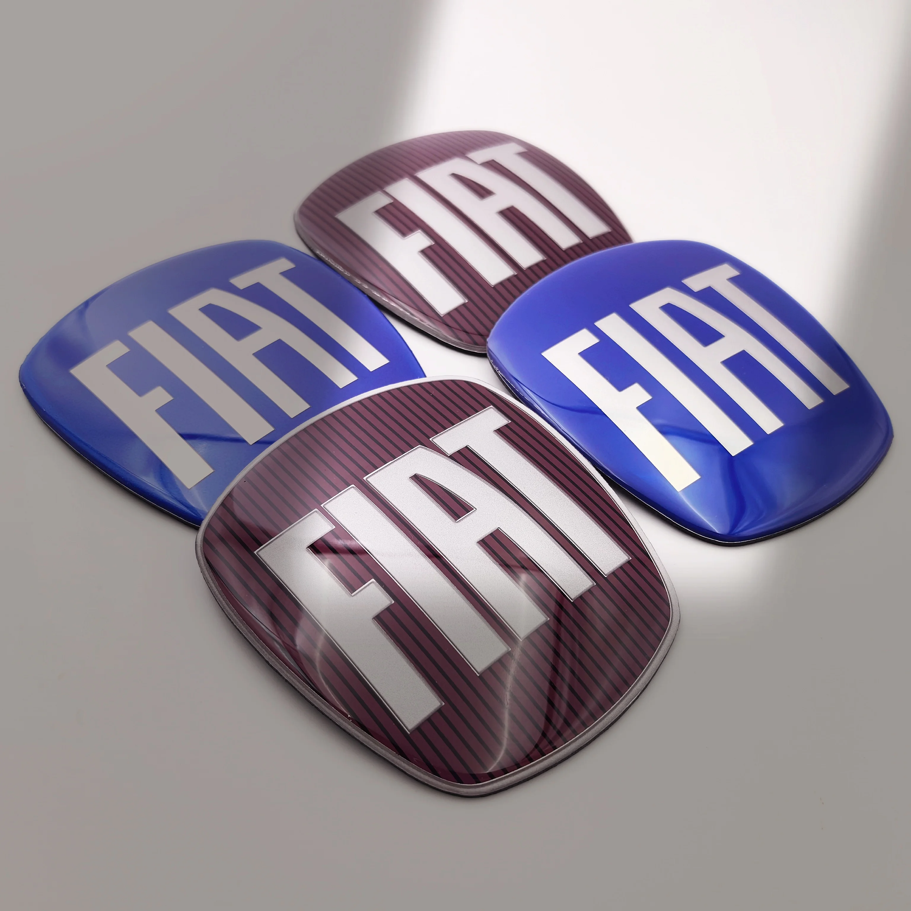 1 Piece 90mm 9cm logo fiat Car Front Grill Rear Bumper Tail Door Trunk ...