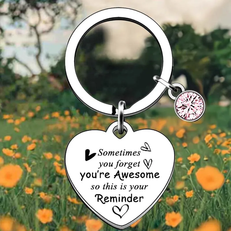 Inspirational-Key-Chain-Ring-Sometimes-You-Forget-You-re-Awesome ...