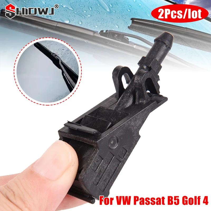 Front Windshield Washer Wiper Sprinkler Nozzle For VW Passat B5 Golf ...