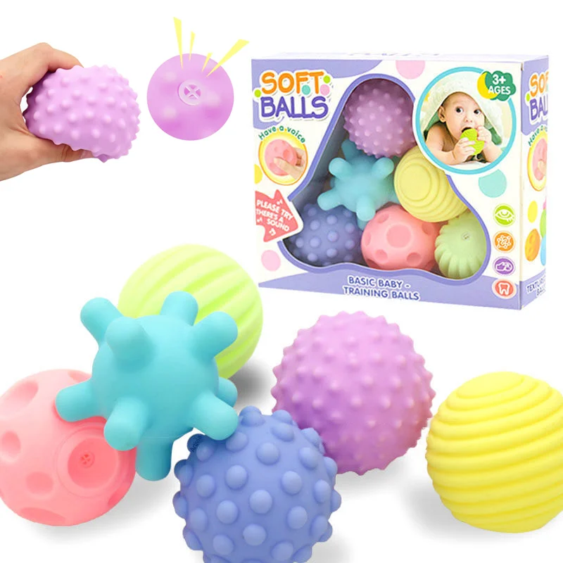 Children-s-Toy-Balls-Babies-and-Toddlers-Grab-Balls-Soft-Rubber-Play ...