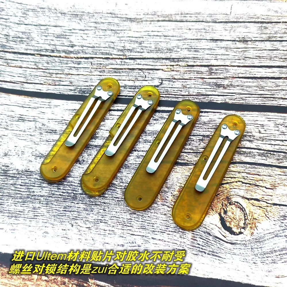 1-Pair-Custom-Made-PEI-Scales-ULTEM-Handle-Scale-with-Screws-for-84-mm ...