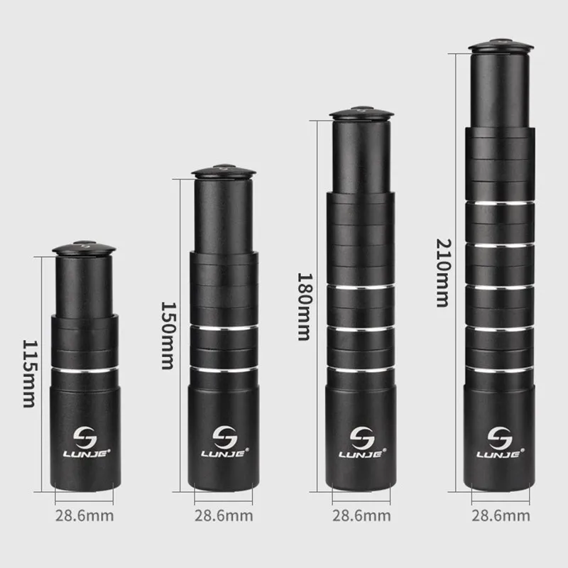 Bicycle-Fork-Stem-Height-Extender-Handlebar-Rise-Up-Adapter-Aluminum ...
