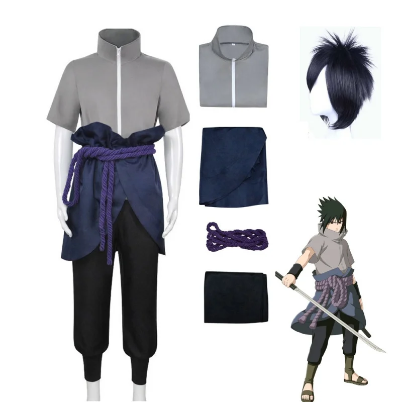 Anime-Hokage-Uchiha-Sasuke-Cosplay-Costumes-Shippuden-Sasuke-Third ...