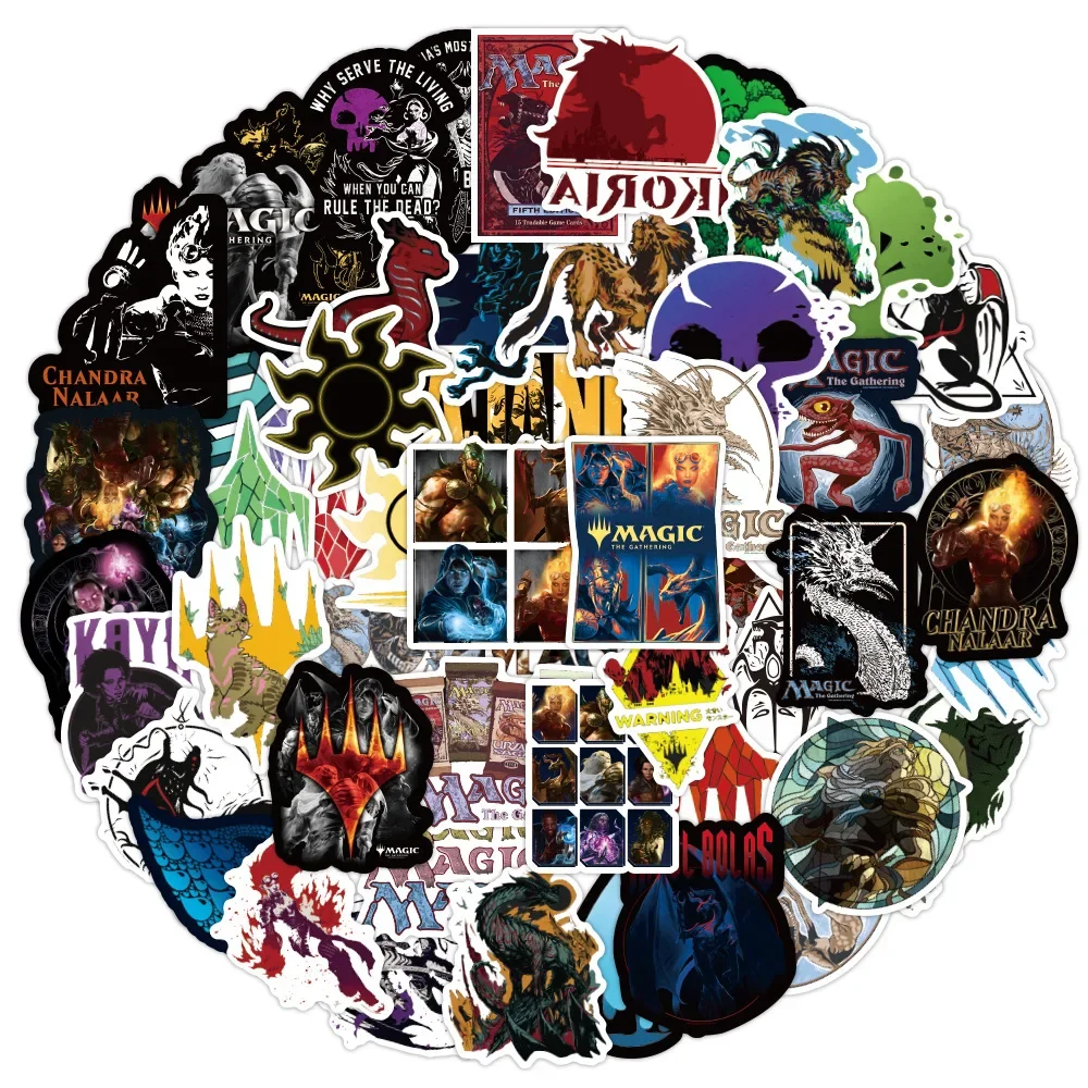 10-55Pcs-Hot-MTG-Stickers-cool-Magic-the-Gathering-Game-Cartoon ...