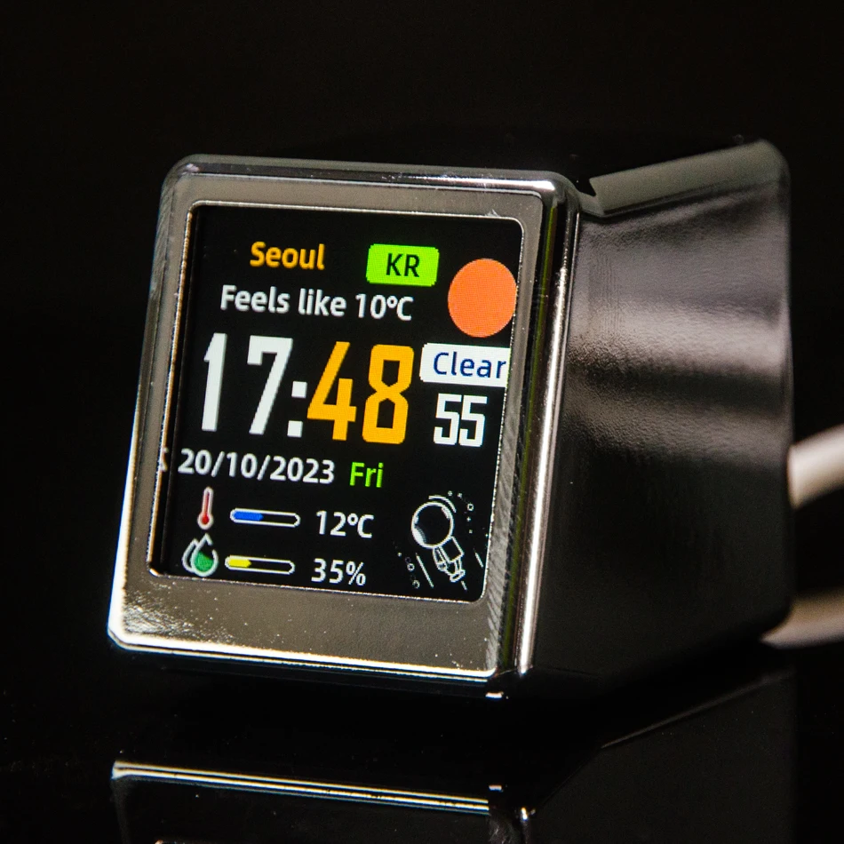 Настольные часы GeekMagic Smalltv-ultra | AliExpress