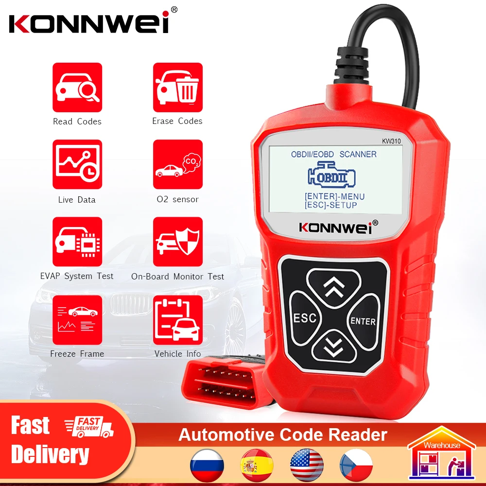 KONNWEI-KW310-OBD2-Scanner-for-Auto-OBD-2-Car-Scanner-Diagnostic-Tool ...
