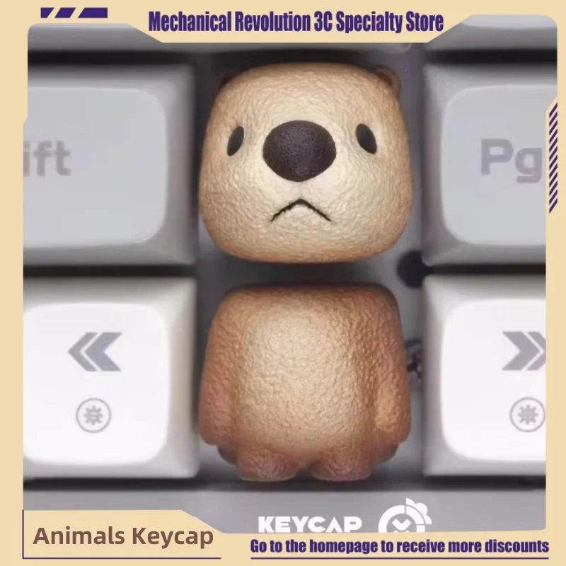 2024-new-Party-Animals-Keycap-Custom-Cute-Keyboard-Cap-Direction-Resin ...