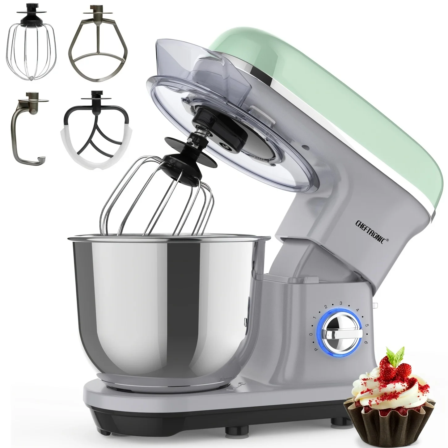 120V-US-plug-CHEFTRONIC-Stand-Mixer-5-5-Qt-Electric-Household-Stand ...