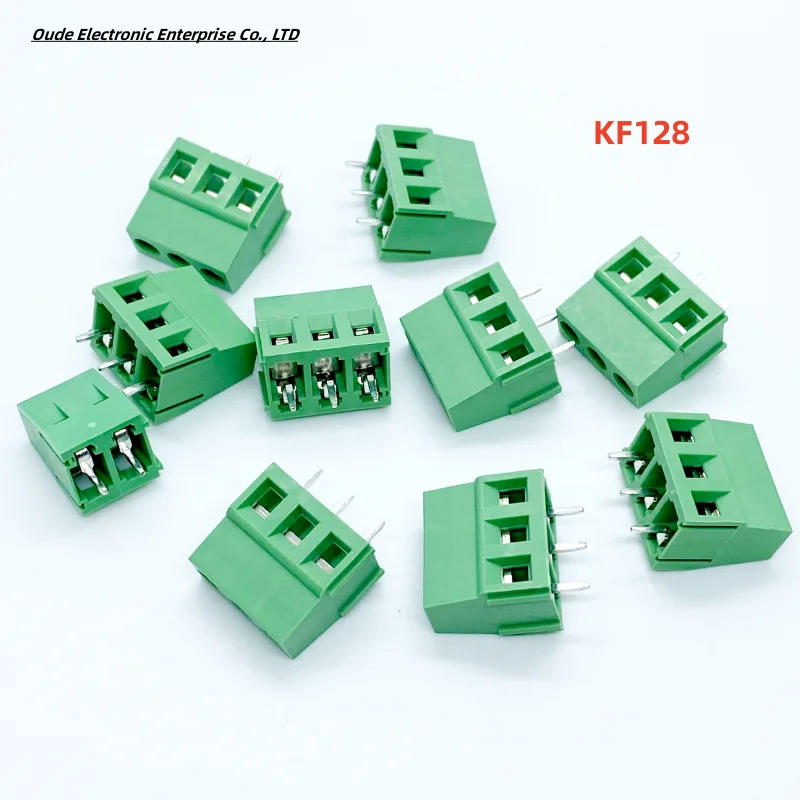 Pcb Mounted Terminal Blocks 10-Piece 2.54mm Pitch PCB Screw Terminal ...