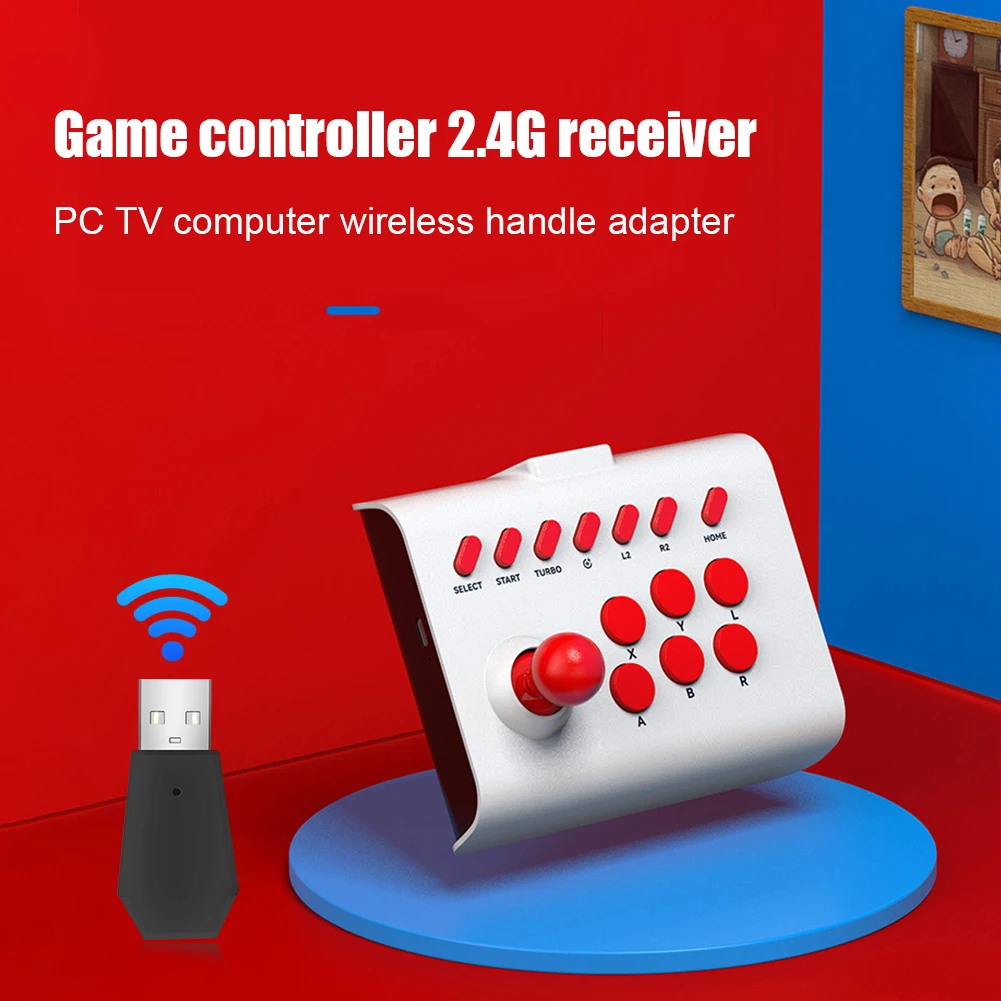 PXN-0082 Game Joystick Retro Arcade Console Rocker Wireless Bluetooth ...