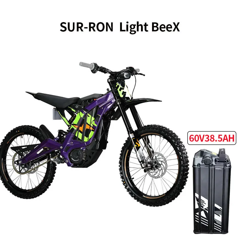 Para surron luz abelha x e motocicleta adulto ebike 60v 37ah fora de ...