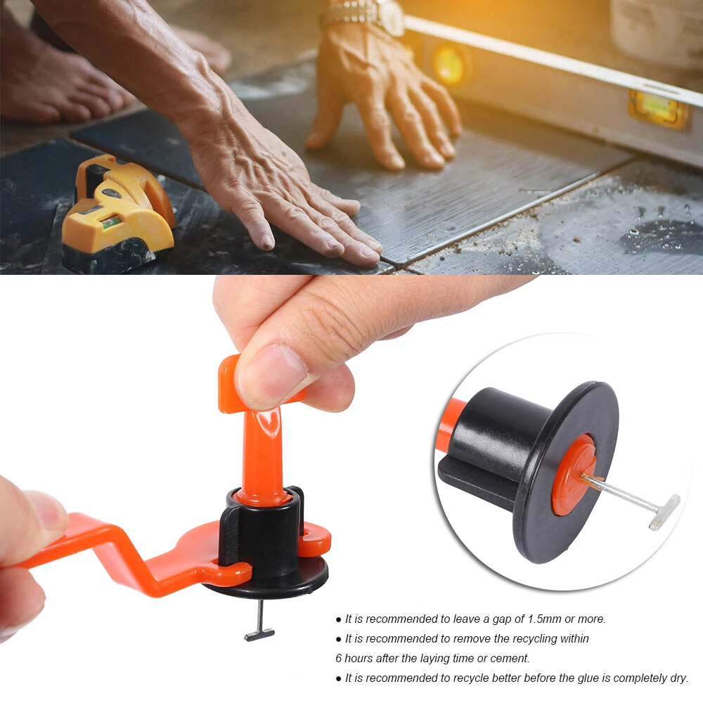 50pcs Tile Leveling Positioner Level Wedges Tile Spacers - NZshopsmart