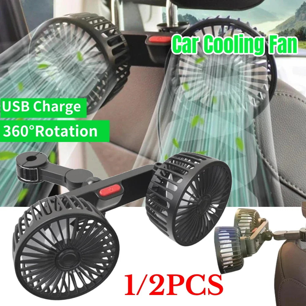 12V-24V-Auto-Headrest-Ventilation-Fan-USB-Charging-Car-Seat-Back ...