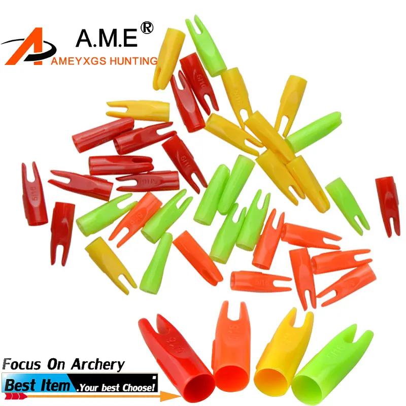 100-500-1000-Pcs-5-16-Inch-Arrow-Nocks-7mm-Wood-Bamboo-Arrow-Shaft-Nock ...