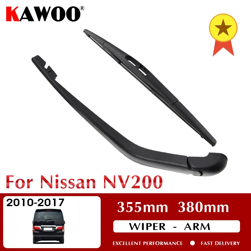 KAWOO Car Rear Wiper Blade Blades Back Window Wipers Arm For Nissan ...