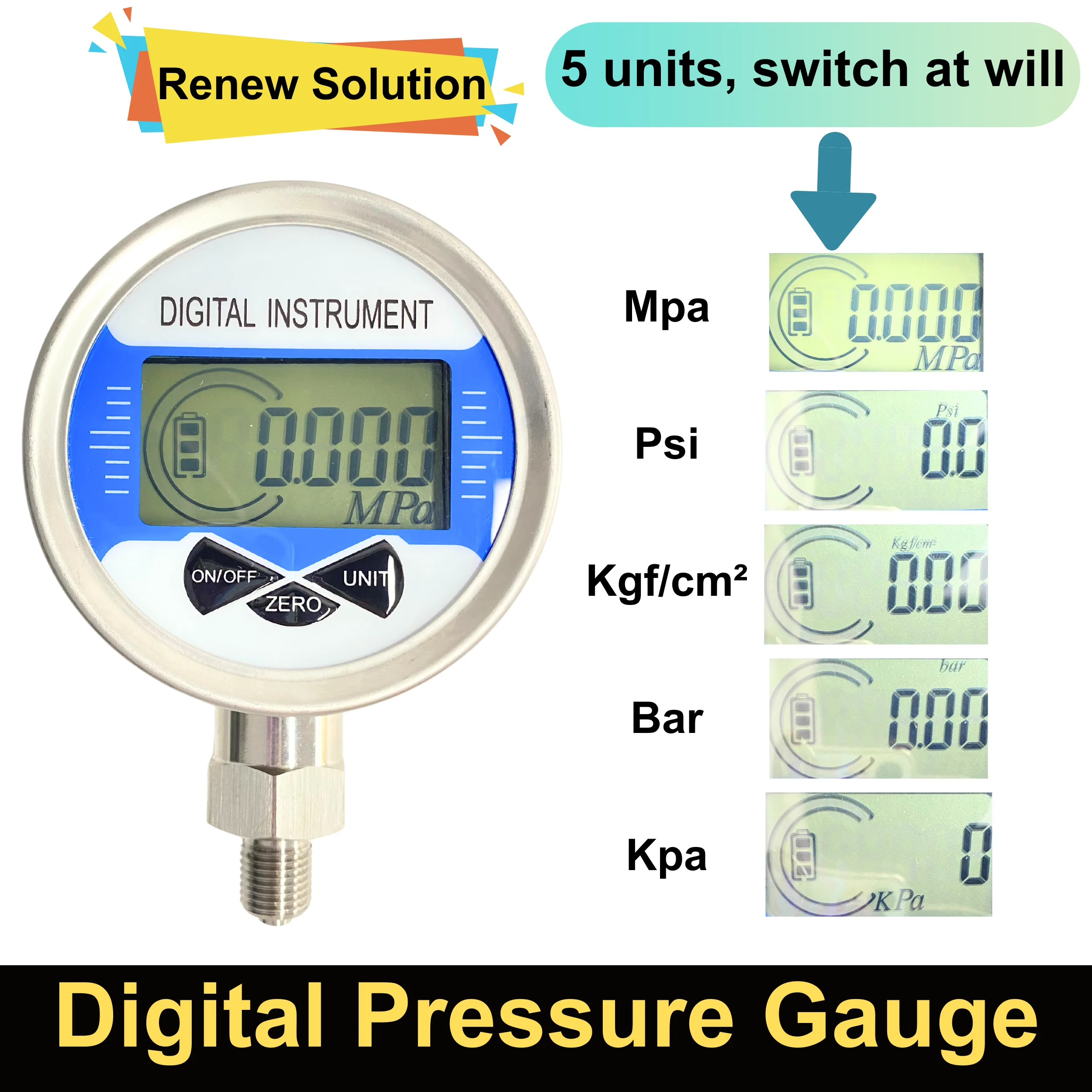Stainless-Steel-Gas-Water-Fuel-Digital-Manometer-60Mpa-NPT1-4-NPT1-2 ...