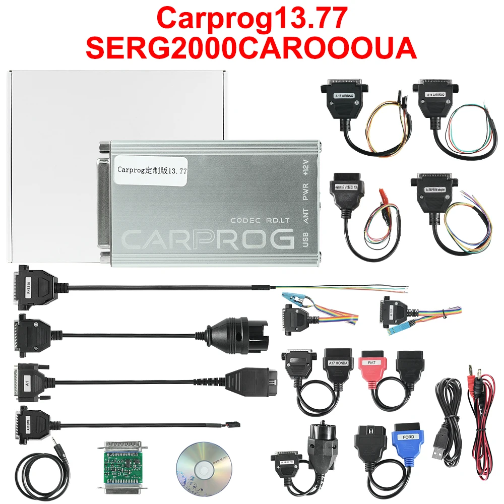 Online V13.77 Carprog V8.21 With Keygen Full Adapters Car Prog V8.21 ...