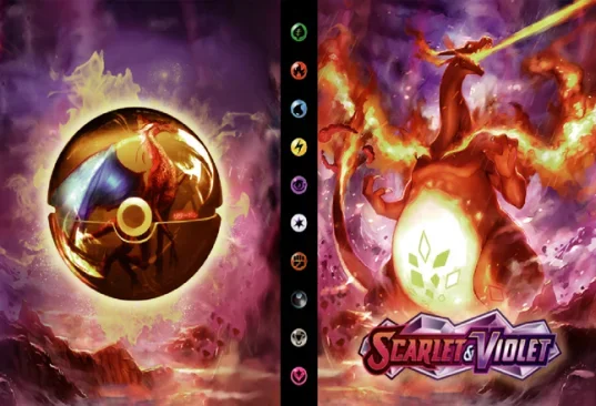 Anime-Card-Protector-Notebook-Pokemon-Album-Charizard-Squirtle-Holder ...