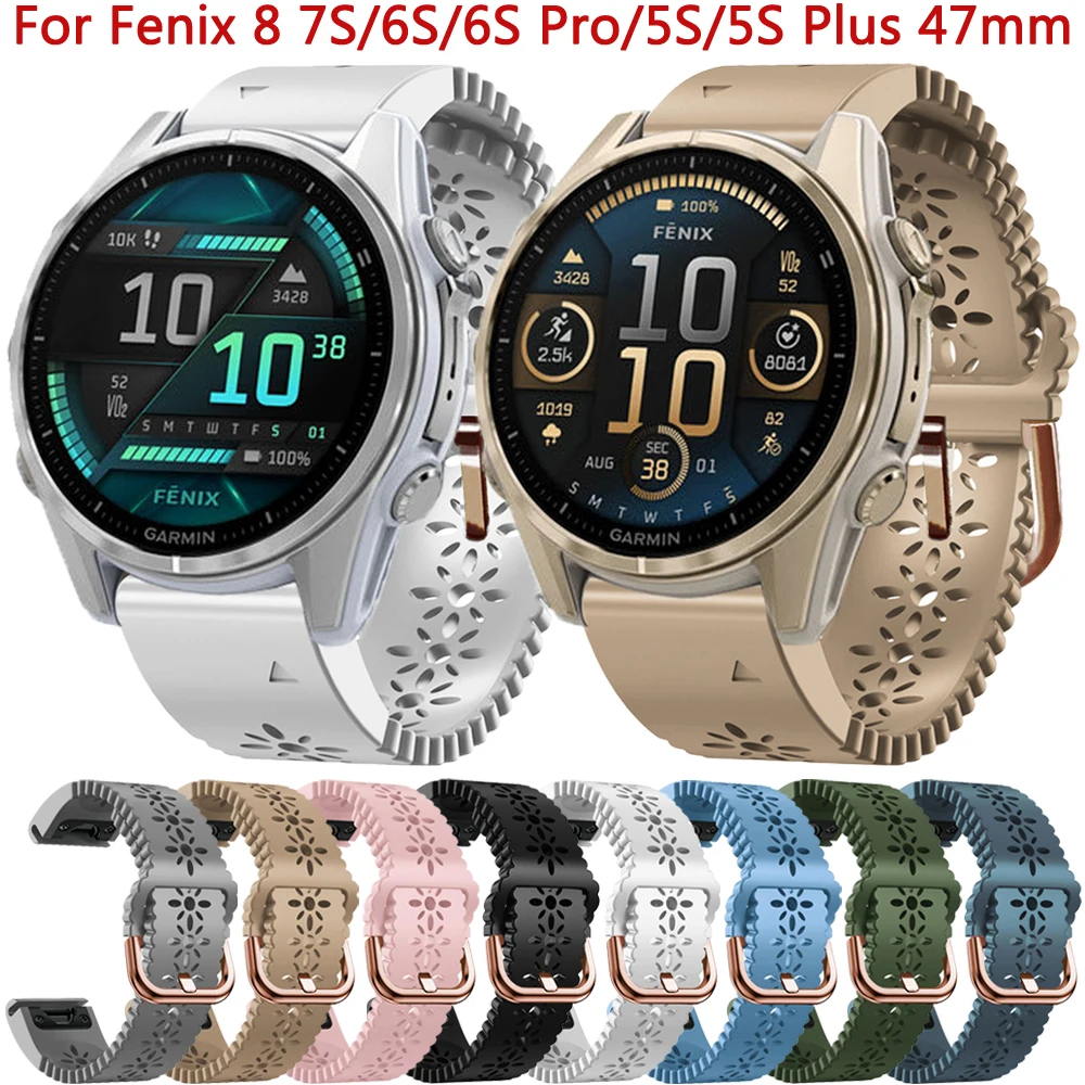 Quick fit Strap For Garmin Fenix 8 43mm Watch Bracelet For Fenix 6s/6s ...