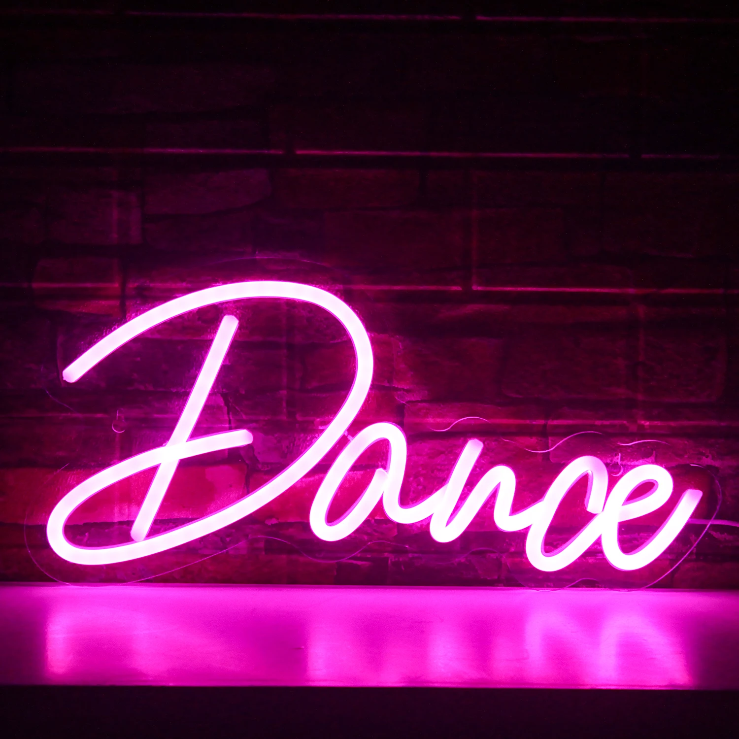 Dance Neon Sign LED Light Prom Light Decoration Wall Mount Gym ...