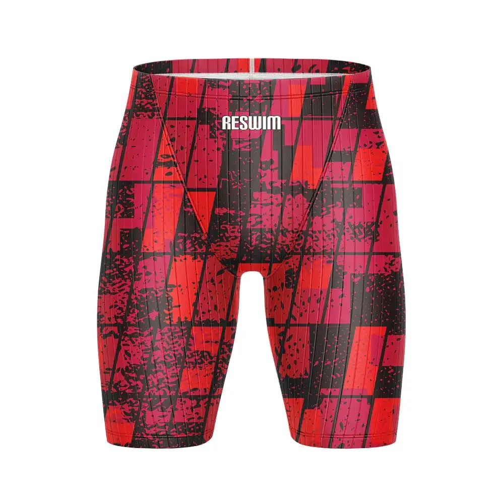 New-Mens-Print-Swim-Jammer-Shorts-Endurance-Athletic-Training-Swimsuit ...