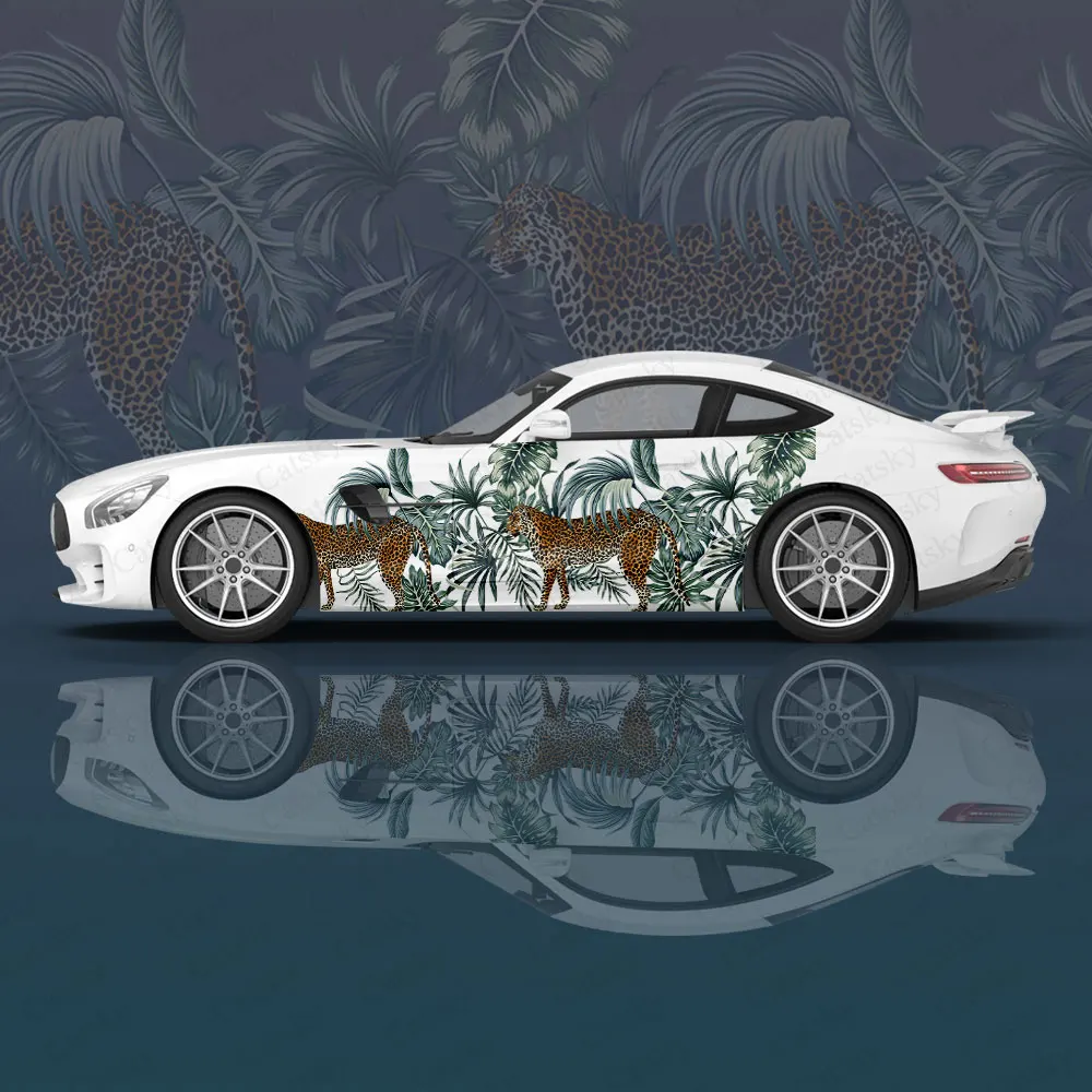 Custom-Cheetah-Car-Graphic-Decal-Protect-Animal-Full-Body-Vinyl-Wrap ...