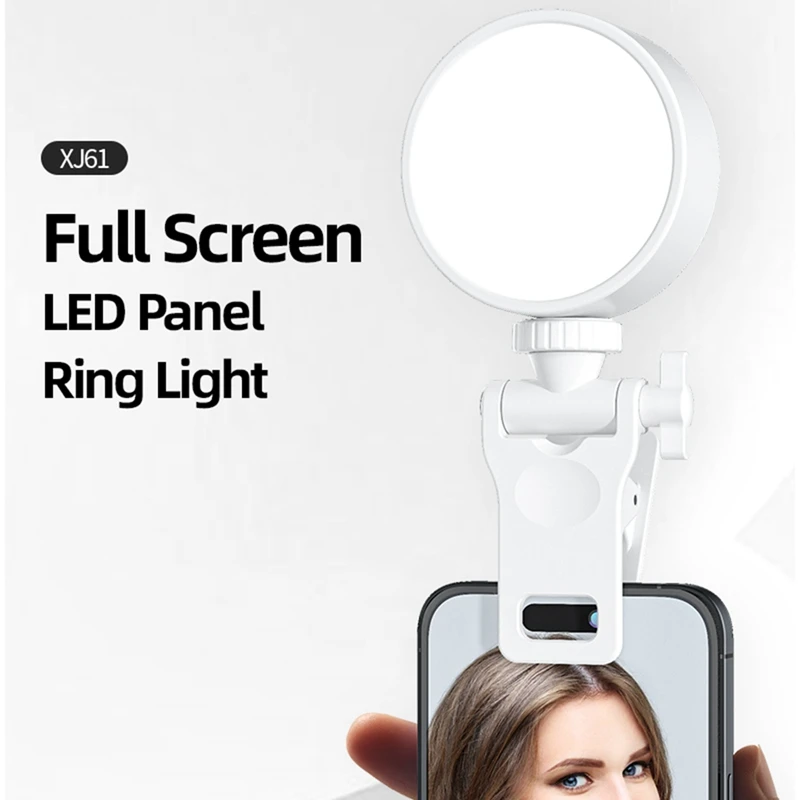 Selfie-Light-Clip-LED-Video-Light-For-Phone-Laptop-Portable-Clip-Camera ...